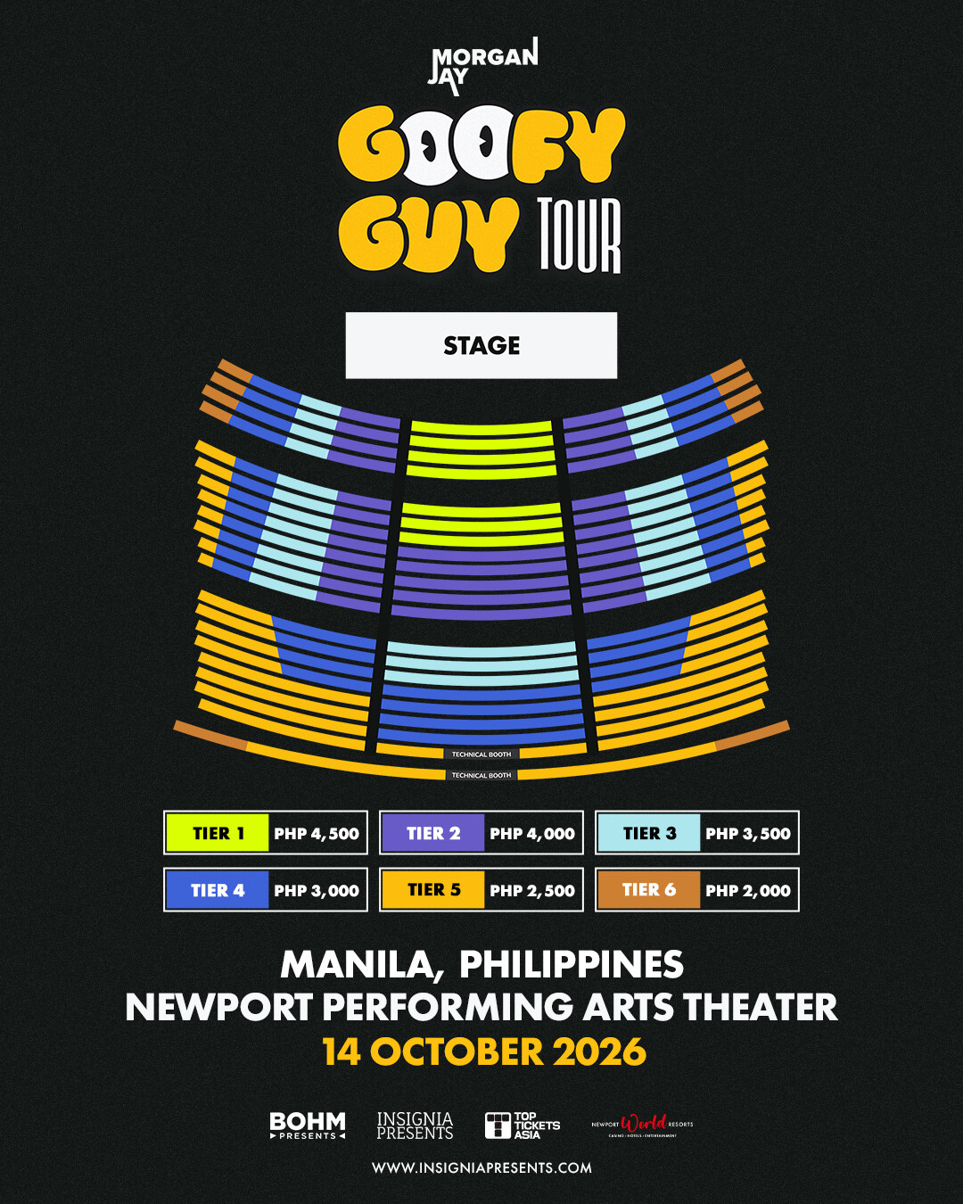 Morgan Jay: The Goofy Guy Tour - October 14, 2026 , Oct 14, 2026 | insignia